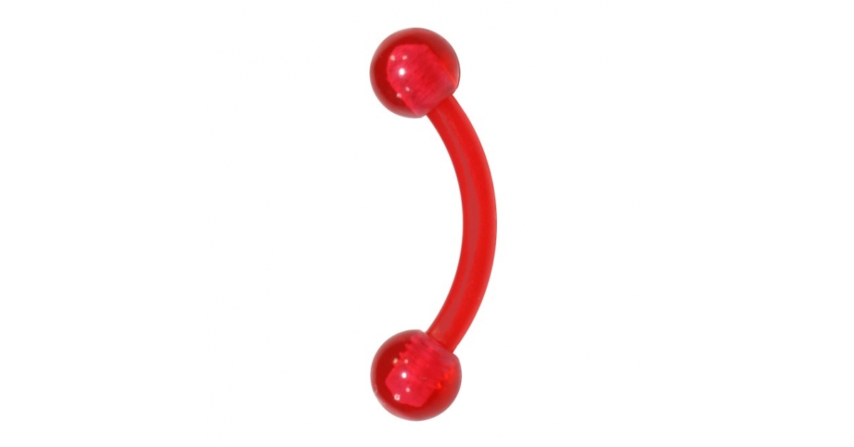 Piercing Arcade Bioflex Rouge sur VotrePiercing