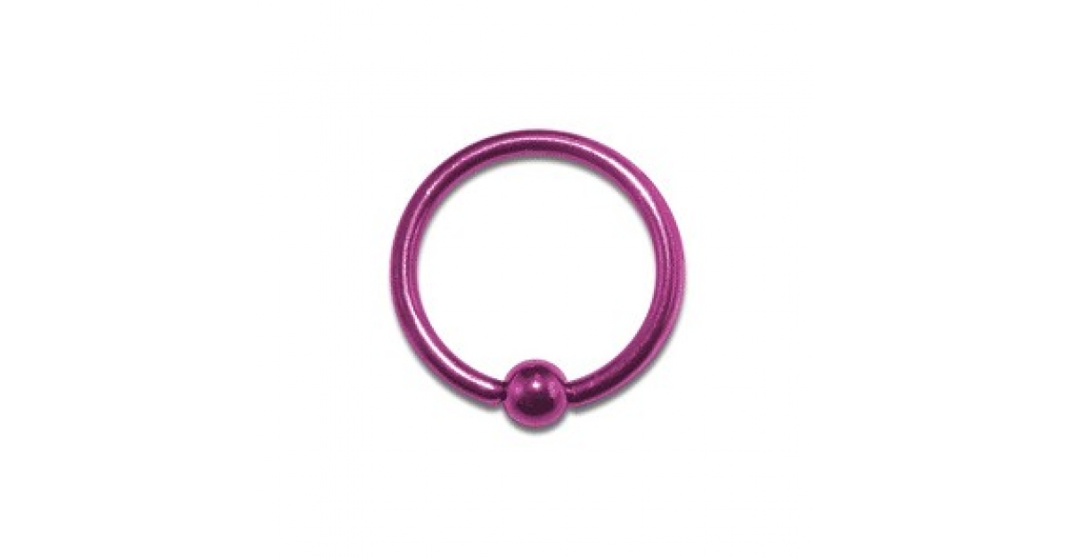 Piercing Labret / Anillo Anodizado Rosa BCR barato