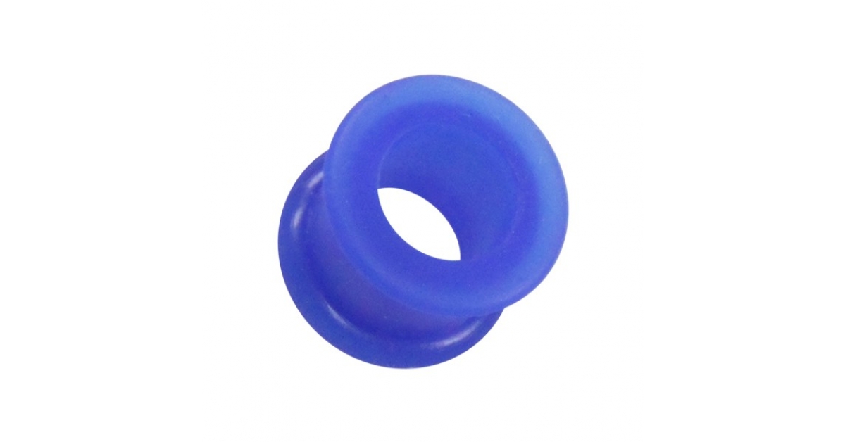 Túnel Oreja / Lóbulo barato Silicona Biocompatible Flexible Azul