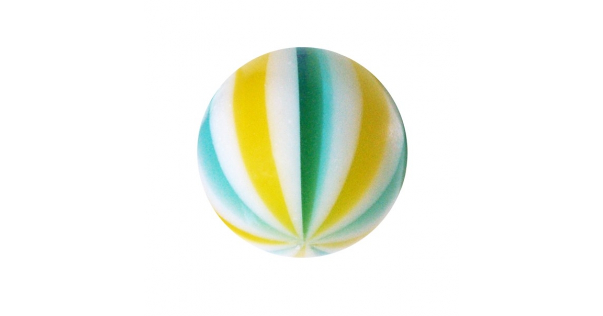 Acrylic Yellow/Blue Piercing Only Beach Ball