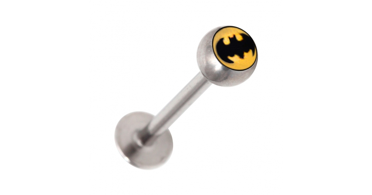Bat Lip / Labret Piercing Bar Stud on VotrePiercing
