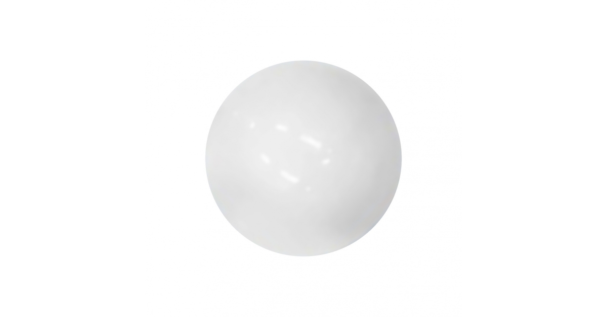 White Opaque Acrylic UV Piercing Loose Only Ball