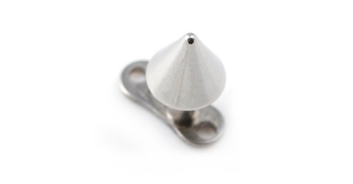 Spike de Acero Quirúrgico 316L para Piercing Microdermal